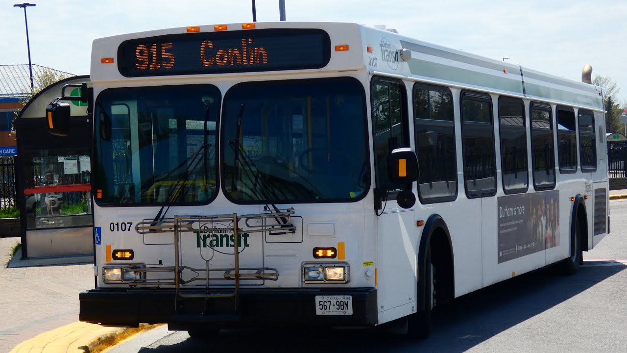 (Short Ride) DRT 2005 New Flyer D40LF 0107 (Ex. MiWay 0507) On Route ...