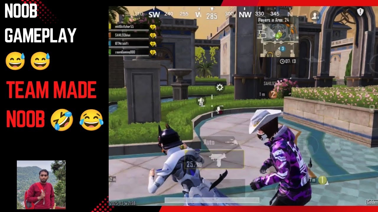 Noob 🤣😂 playing squad Gameplay team made noob 🤣😂😂 - YouTube