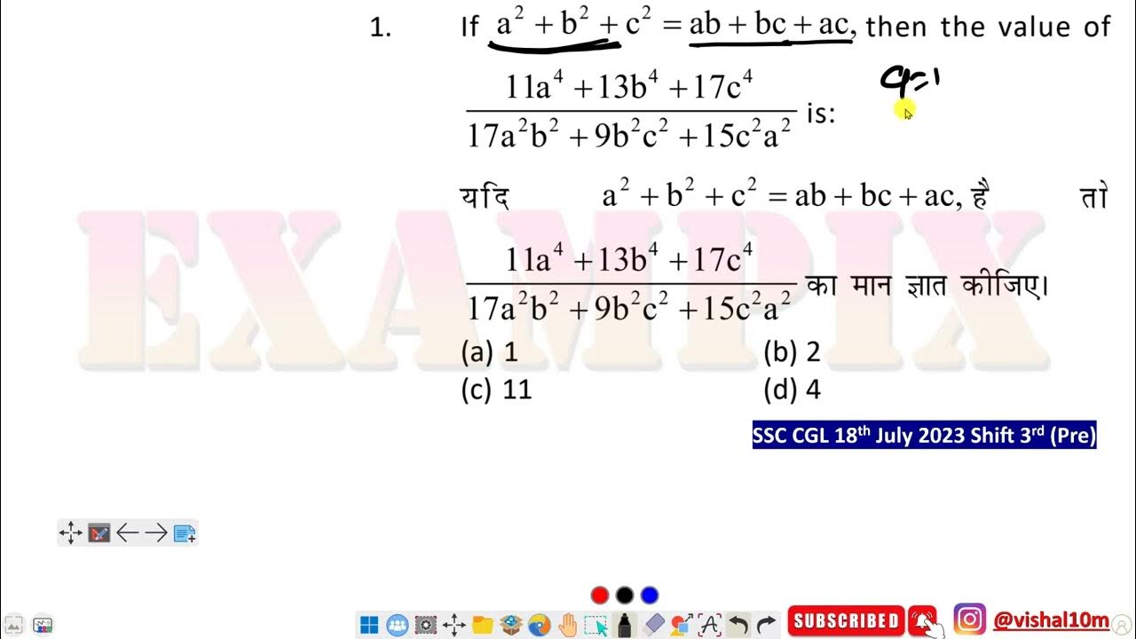 if-a-2-b-2-c-2-ab-bc-ac-then-the-value-of-11a-4-13b-4