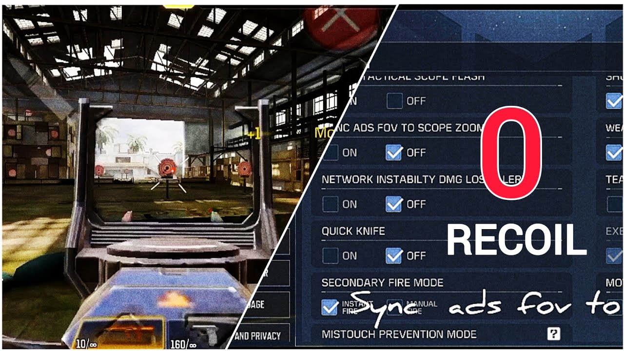 THIS SETTING GIVES YOU 0 RECOIL | CODM - YouTube