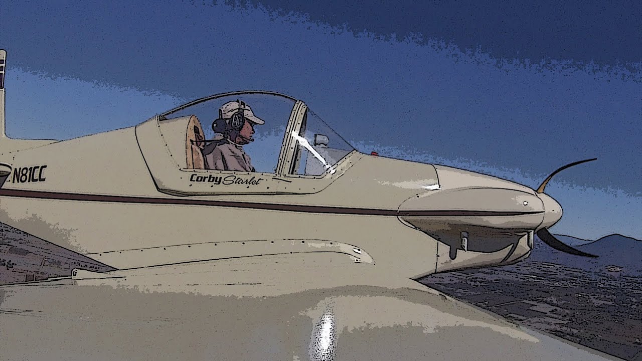 Lee Beery and his "Corby Starlet" Sport Plane - YouTube