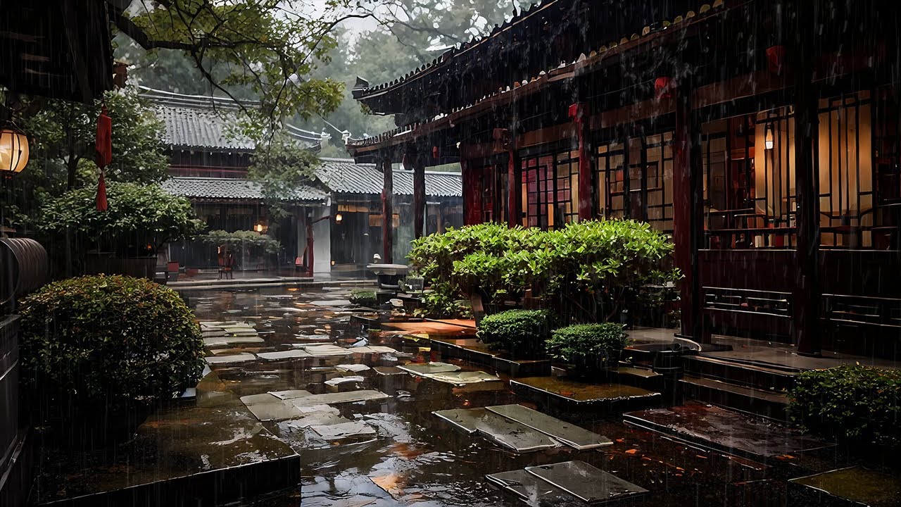 Soothing and peaceful sound of real pure rain, work, study, focus ...