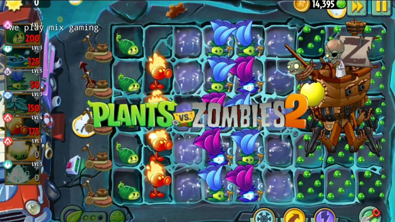 Plants vs Zombies 2 | Booss Fight! Zoybean Pod Penny's Pursuit - YouTube
