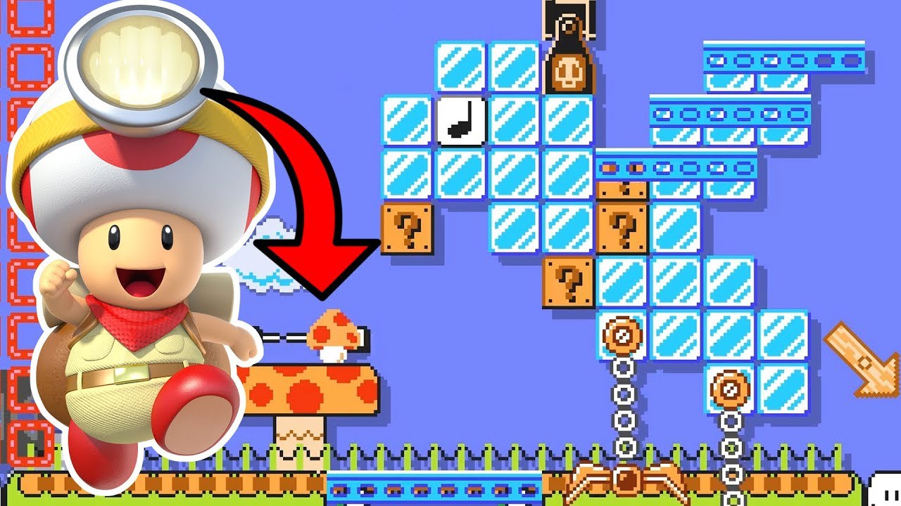 Super Mario Maker 2 🔧 Captain Toad - Treasure Tracker - YouTube