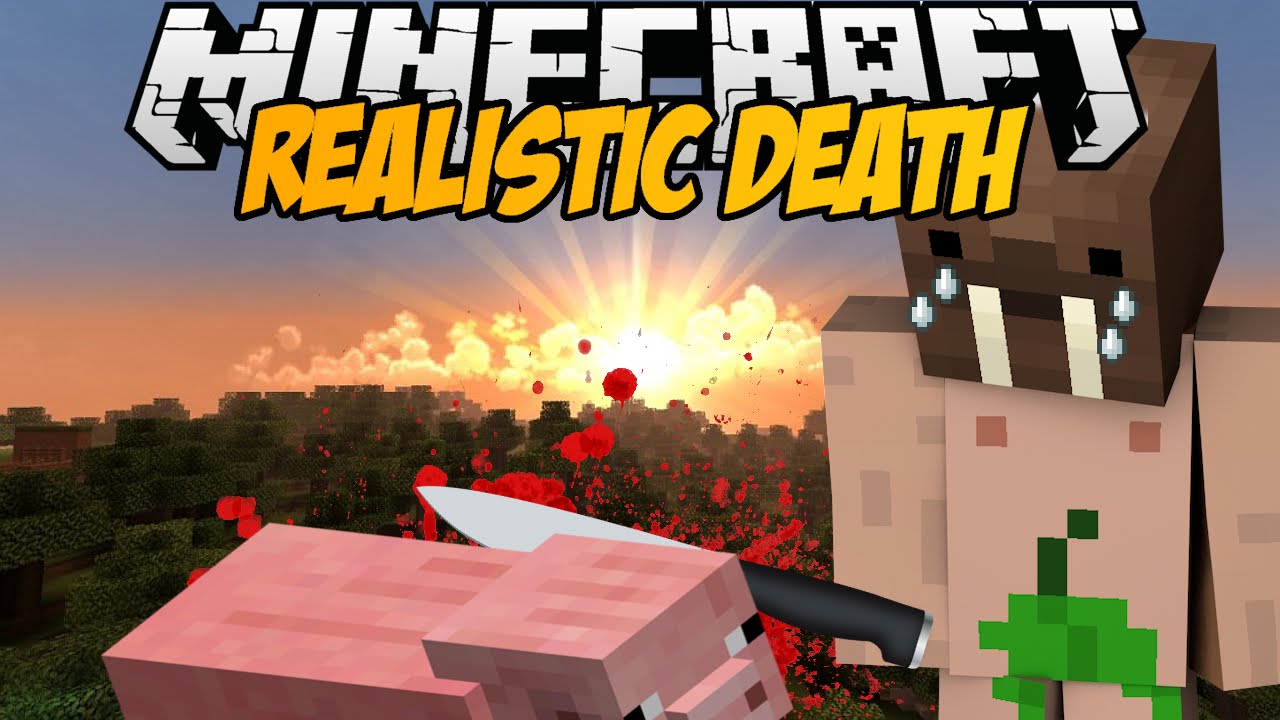 Minecraft mody! JEDZ ORGANY MOBÓW MÓZGI SERCA | REALISTIC DEATH MOD ...