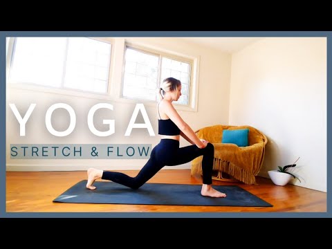 Gentle (Morning) Yoga - Stretch & Flow - YouTube
