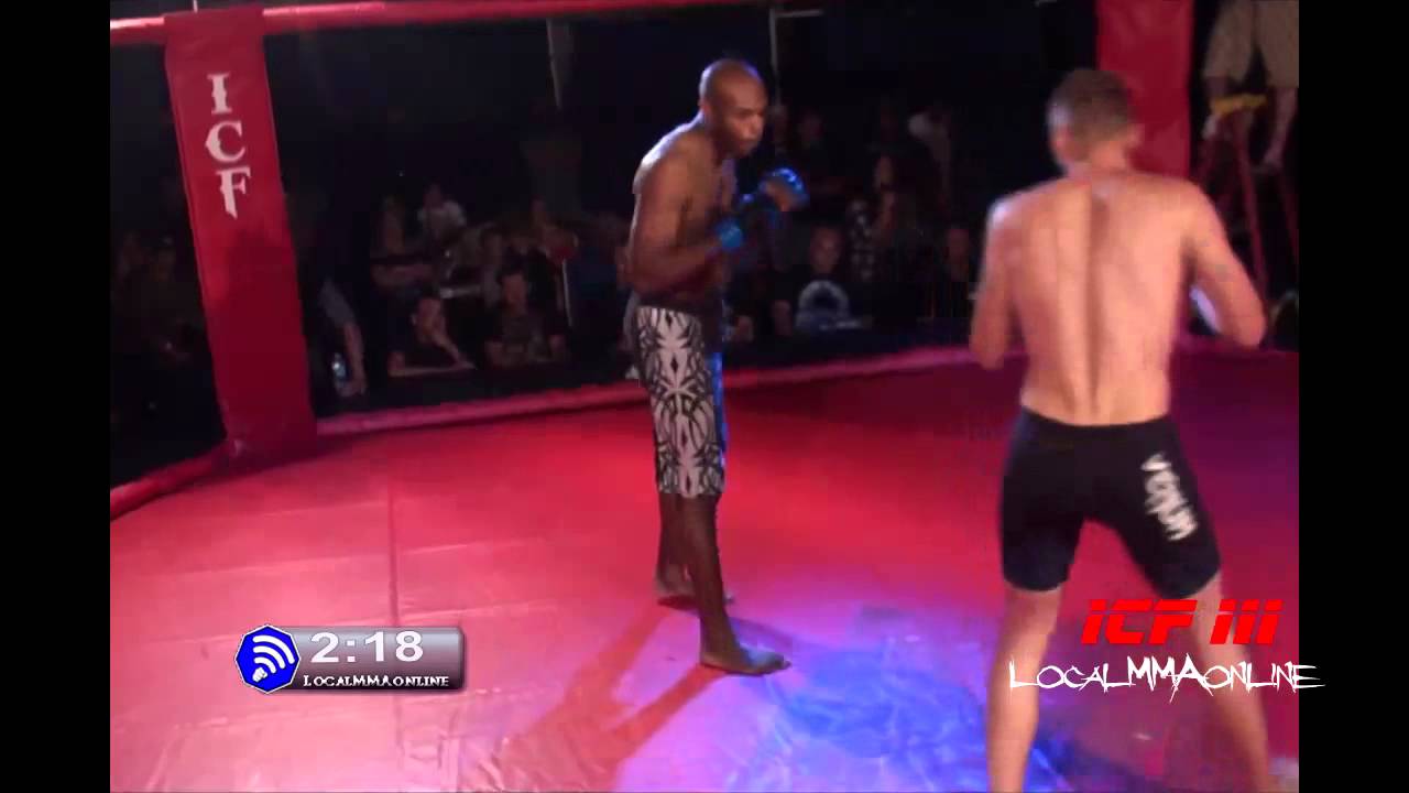 ICF 3 - BRANDON PEMBERTON VS ETHAN HAYES - KO - YouTube