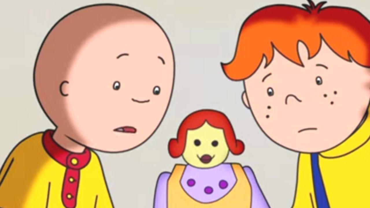 Ruca em português | Ruca e a Boneca Assustadora | Caillou Episódio ...
