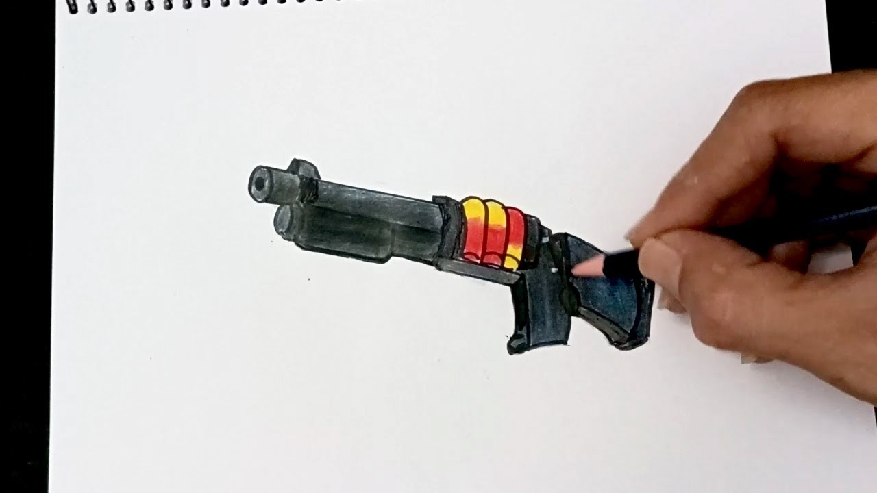 How To draw Shotgun Roblox Rivals - YouTube