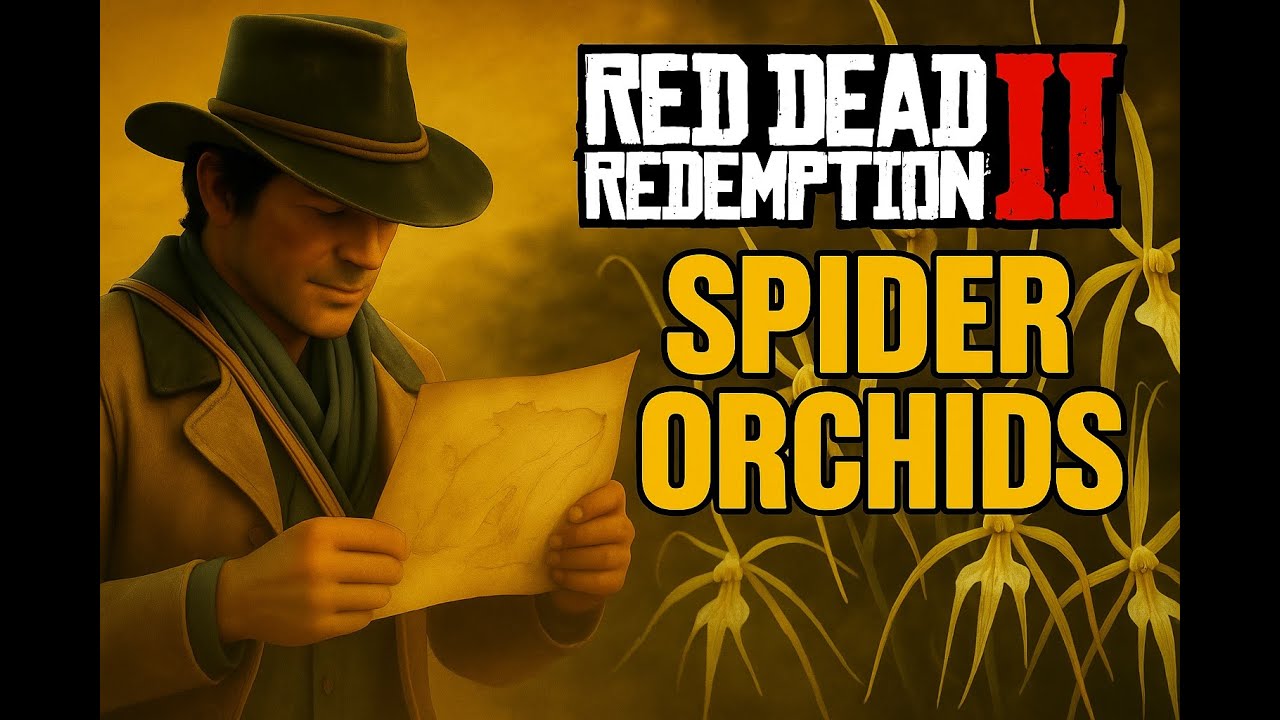 Spider Orchids Locations - Red Dead Redemption 2 - YouTube