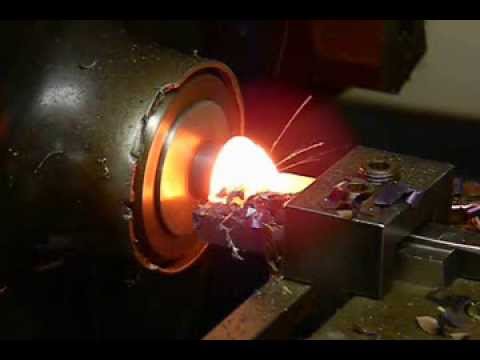 Lathe Tool Crash Test 5 of 12 Rex 49 HSS, not CNC - YouTube