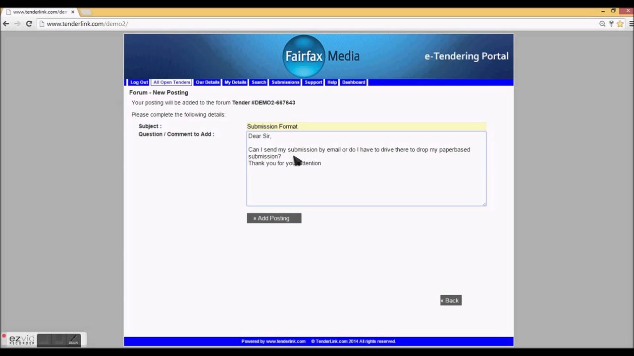 TenderLink :: Video 2 -- Download Documents & Forum - YouTube