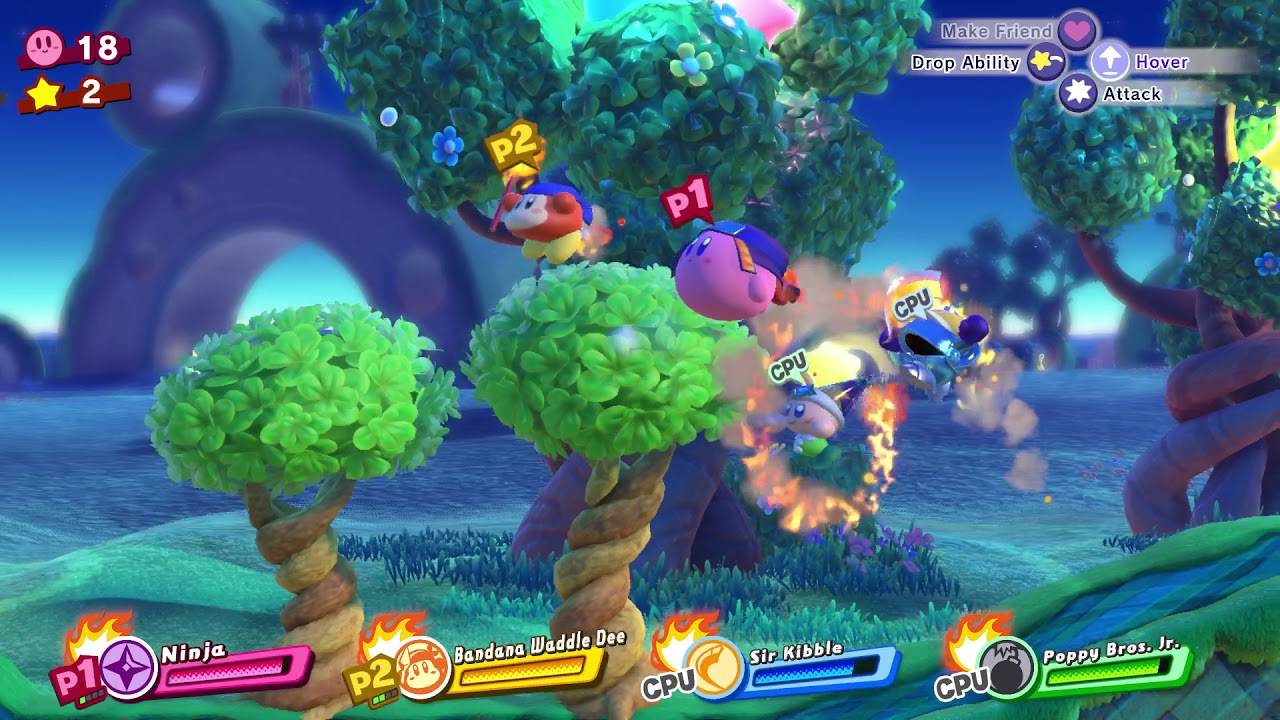 Kirby Star Allies: (Episode 4) Fruity Forest and Extra Eclair! - YouTube