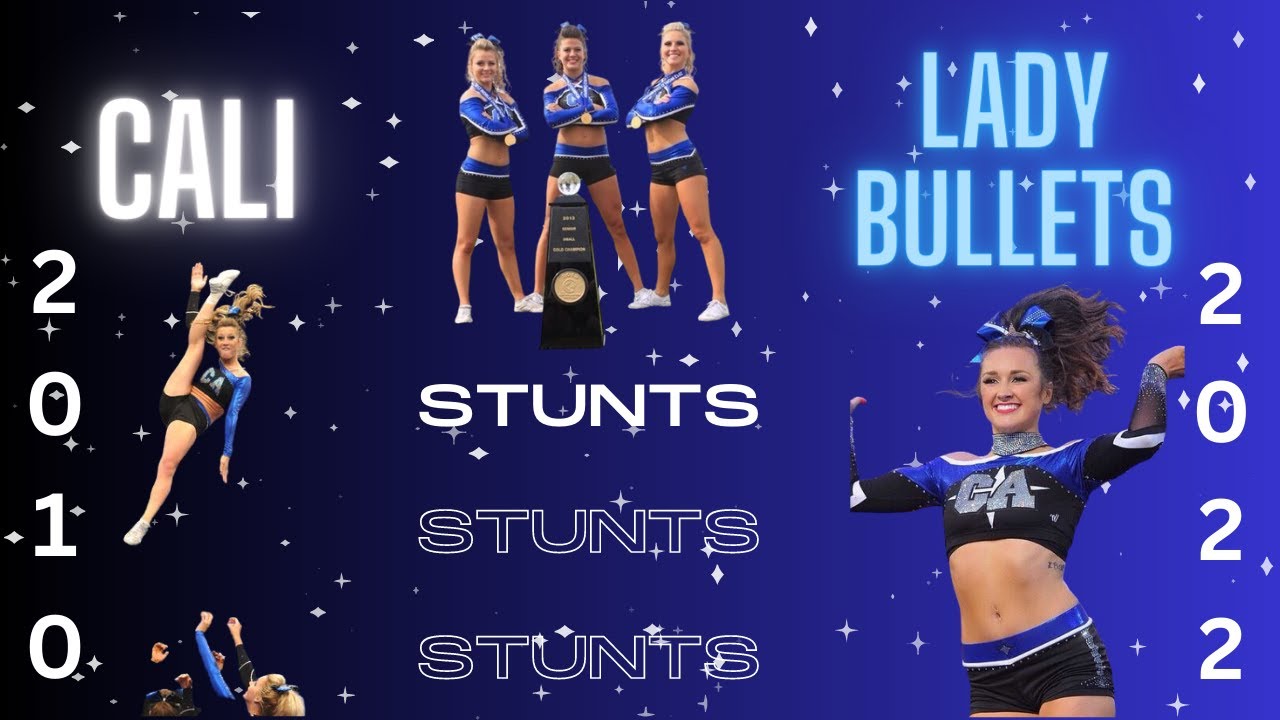 WE WANT CALI: All California Allstars Lady Bullets Stunts and Pyramids ...