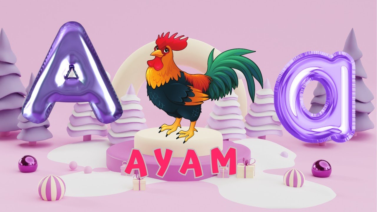 ABCD HURUF ALPHABET //NAMA-NAMA HEWAN - YouTube