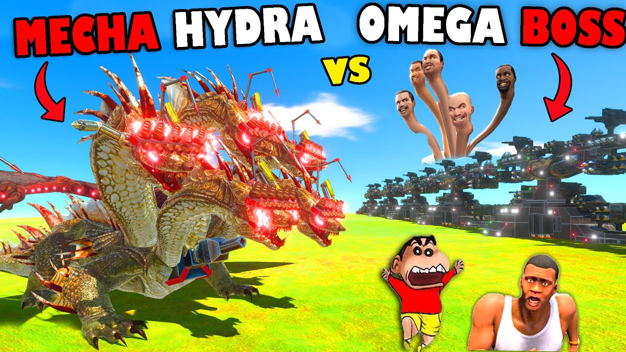 NEW MECHA HYDRA DEAD ? 😭 BOSS OMEGA vs MECHA HYDRA in Animal Revolt ...