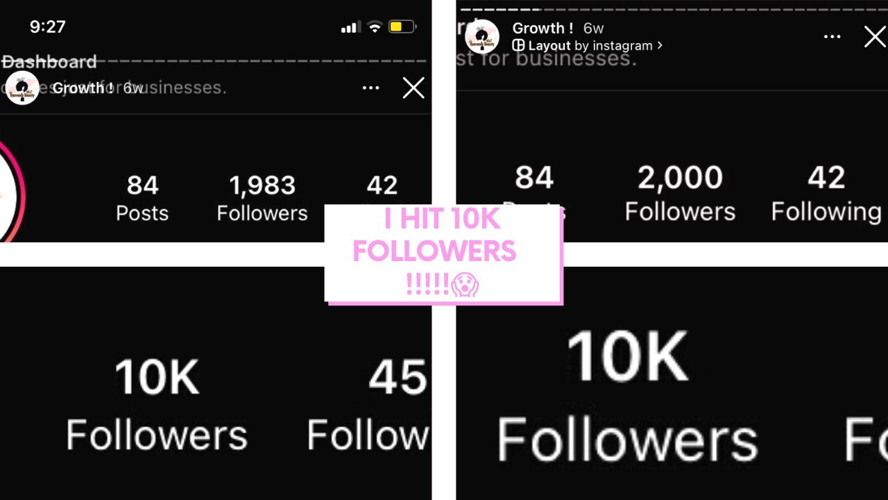 I HITT 10KK FOLLOWERS in 6 WEEKS !!!!!!!!!!!! - YouTube