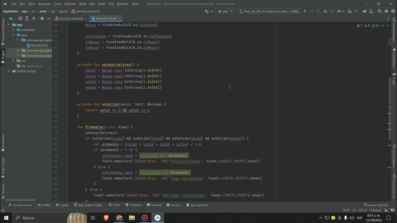 APK (Desarrollar módulos móvil según requerimientos del proyecto) GA8 ...