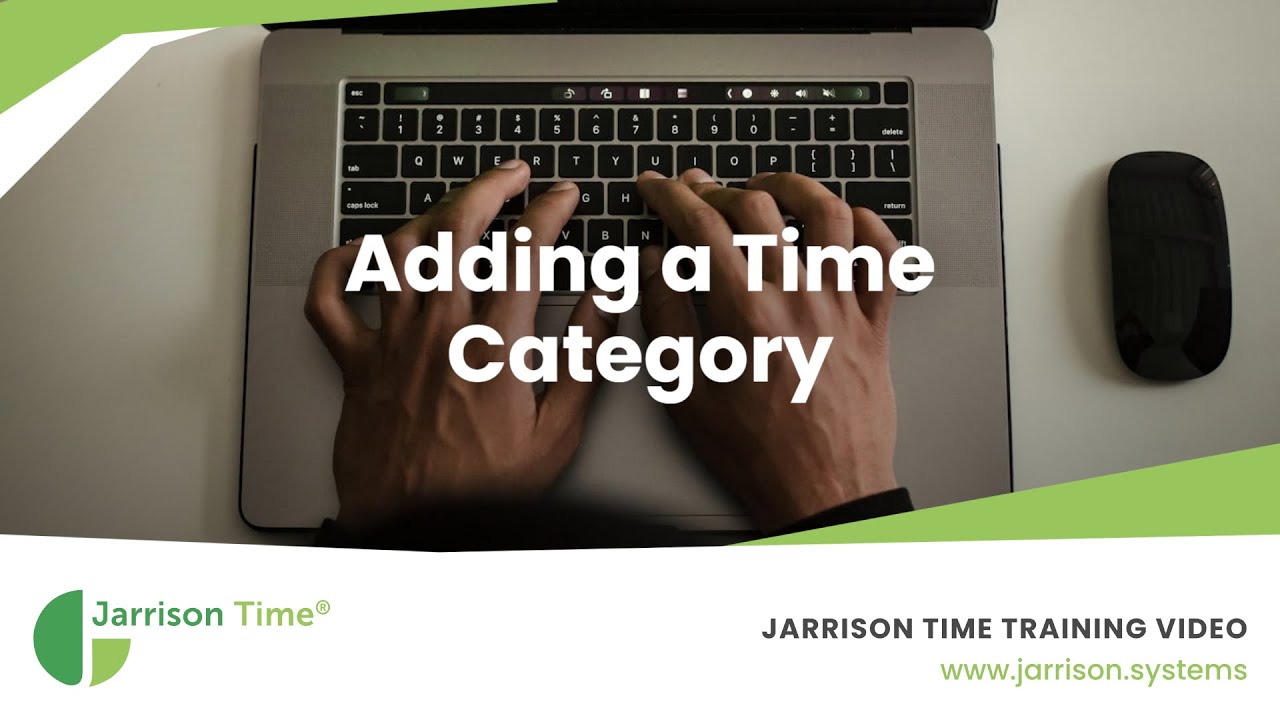 Adding a Time Category - YouTube