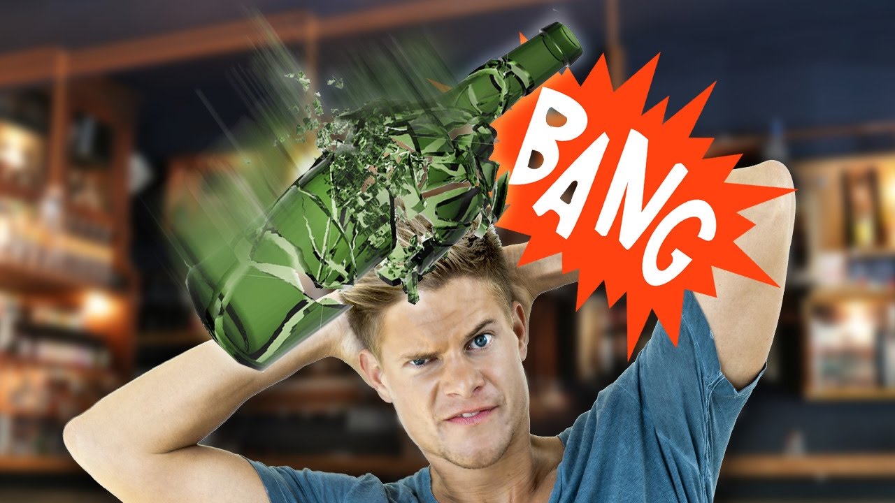 Prank-Flasche aus Zuckerglas selber machen / Crashglas / Filmglas ...