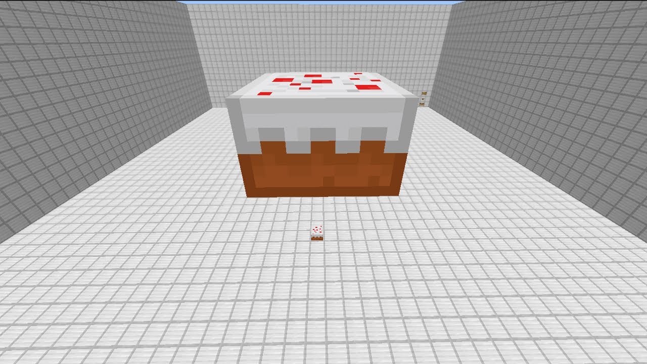 Minecraft: Giant Edible Redstone Cake! 10K Views Special! - YouTube
