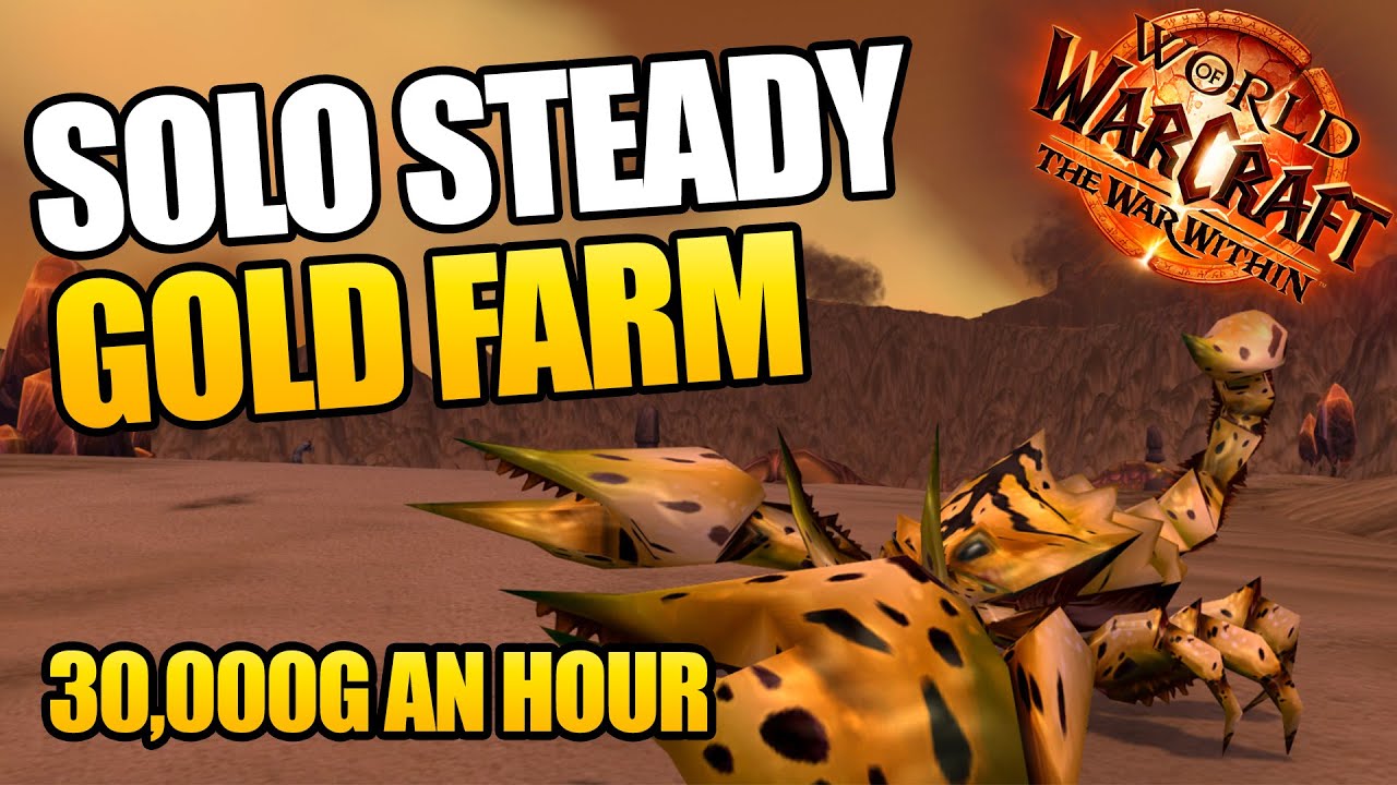 Steady Solo Gold Farm 30,000g Per Hour! | Heavy Scorpid Scale Farm ...