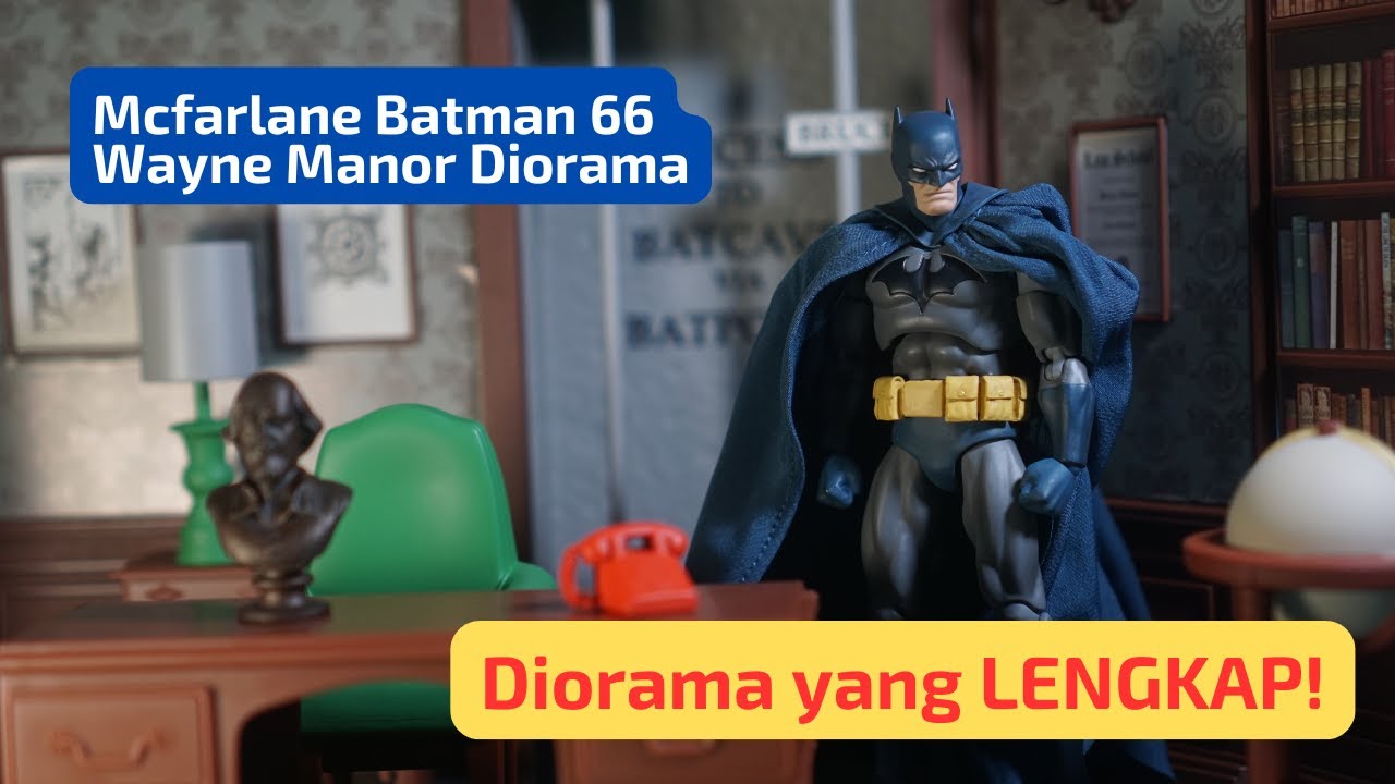 DIORAMA BATMAN YANG LENGKAP!! Mcfarlane diorama batman 1966 review ...