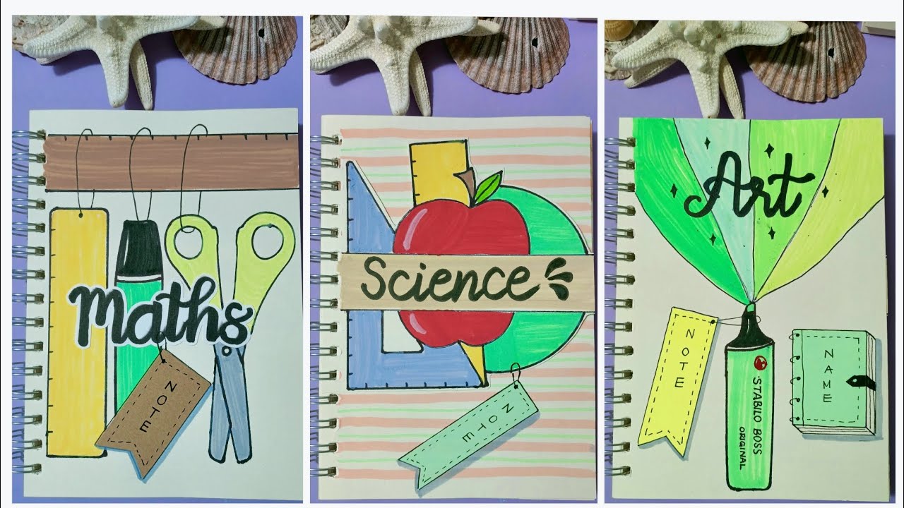 8 Creative Front Page Designs for Students | Easy & Stylish Ideas - YouTube