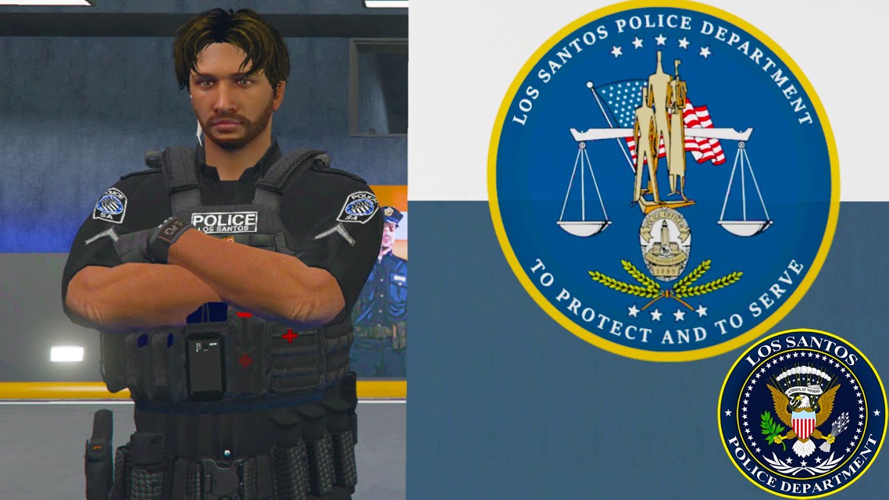 I became a POLICE OFFICER in GTA 5 RP (FIVEM) - YouTube