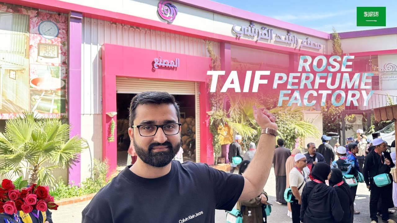 Rashid Al Quraishi Taif Rose Perfume Factory Tour | Scent of Taif [4k ...