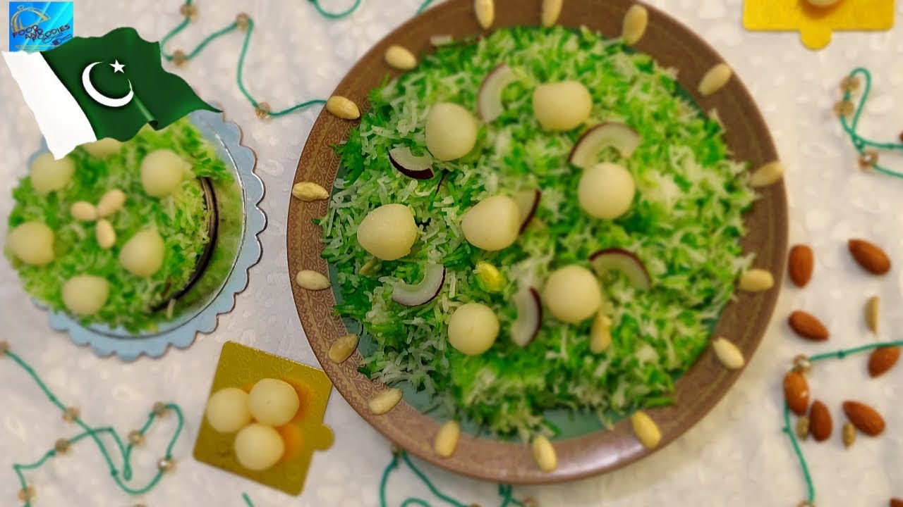 Mutanjan Recipe | Green And White Mutanjan Recipe | Happy Independence ...