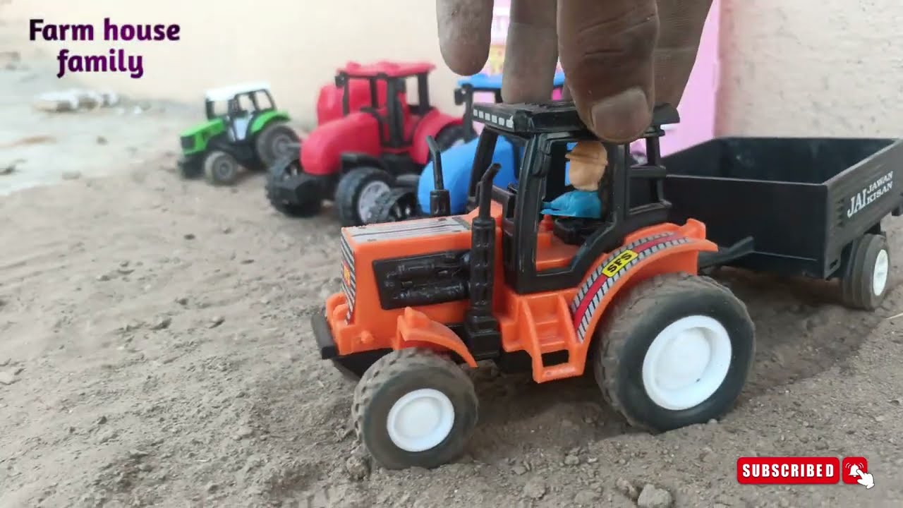 Cow Transporting By Mini Tractor Trolley | Transporting Cow |🐄🐄🐎🐎 - YouTube