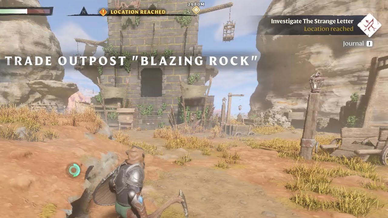 Enshrouded - Blacksmith's Request: Travel to Blazing Rock - YouTube