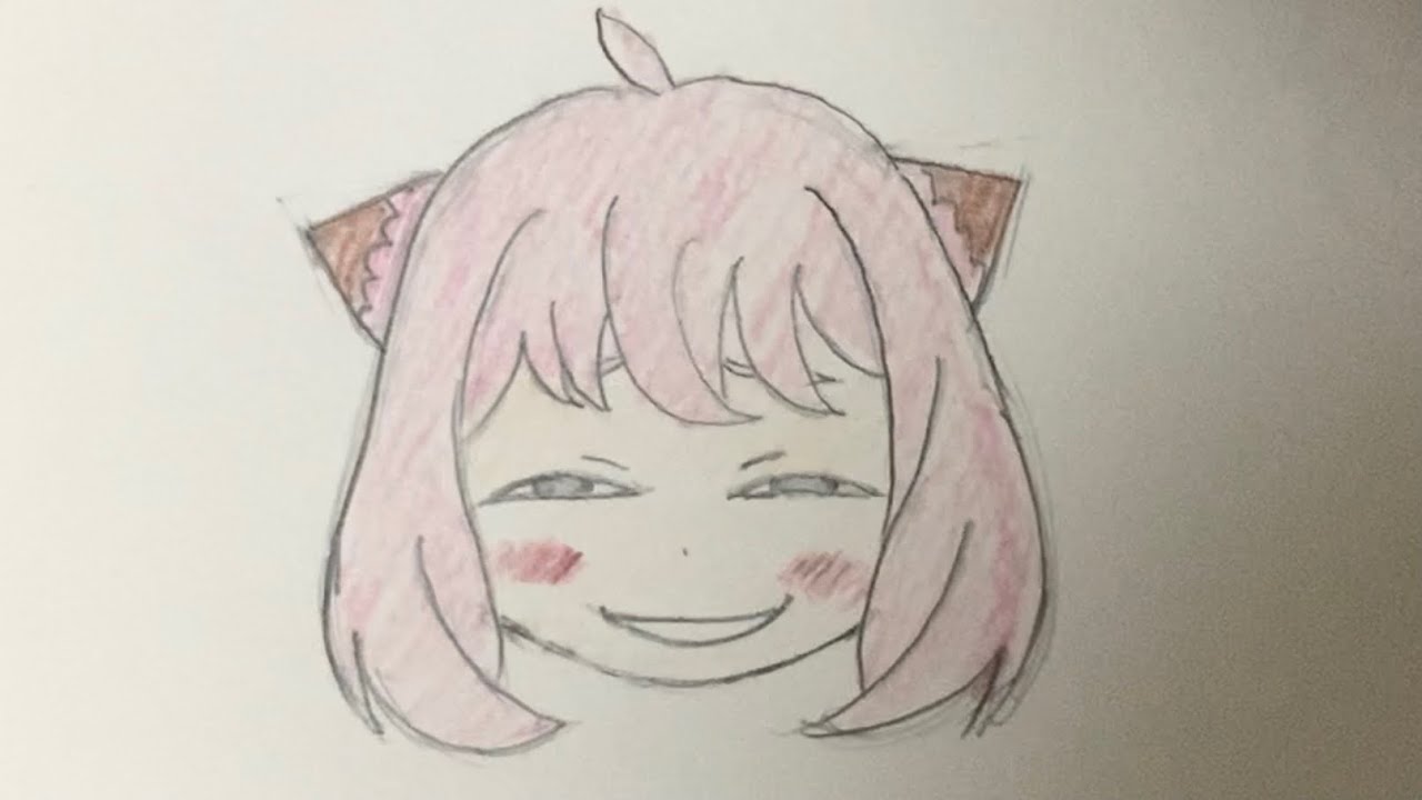 How to Draw anya Easy | spy x family - YouTube