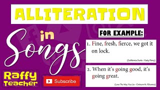 Songs With Alliteration | Popnable
