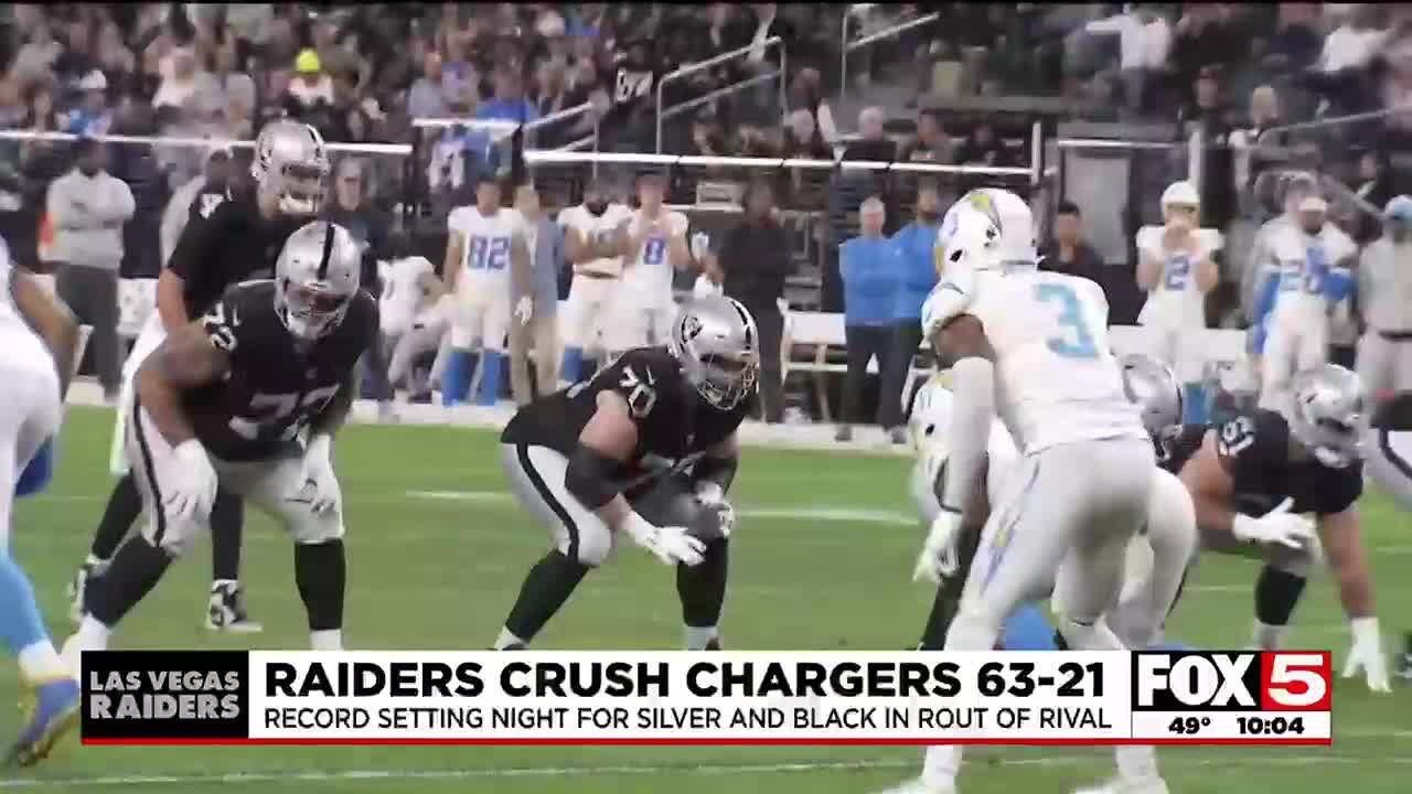4 days after losing 3-0, Raiders set franchise scoring record, beat ...