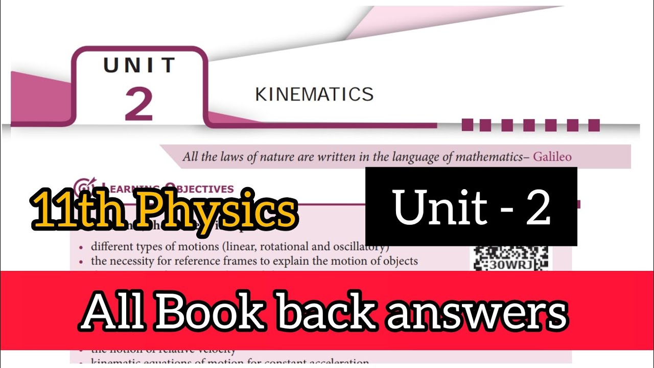 11th Physics Unit 2 Book Back Answers Kinematics Question Answers 11th-physics-unit-2-book-back-answers-kinematics-question-answers