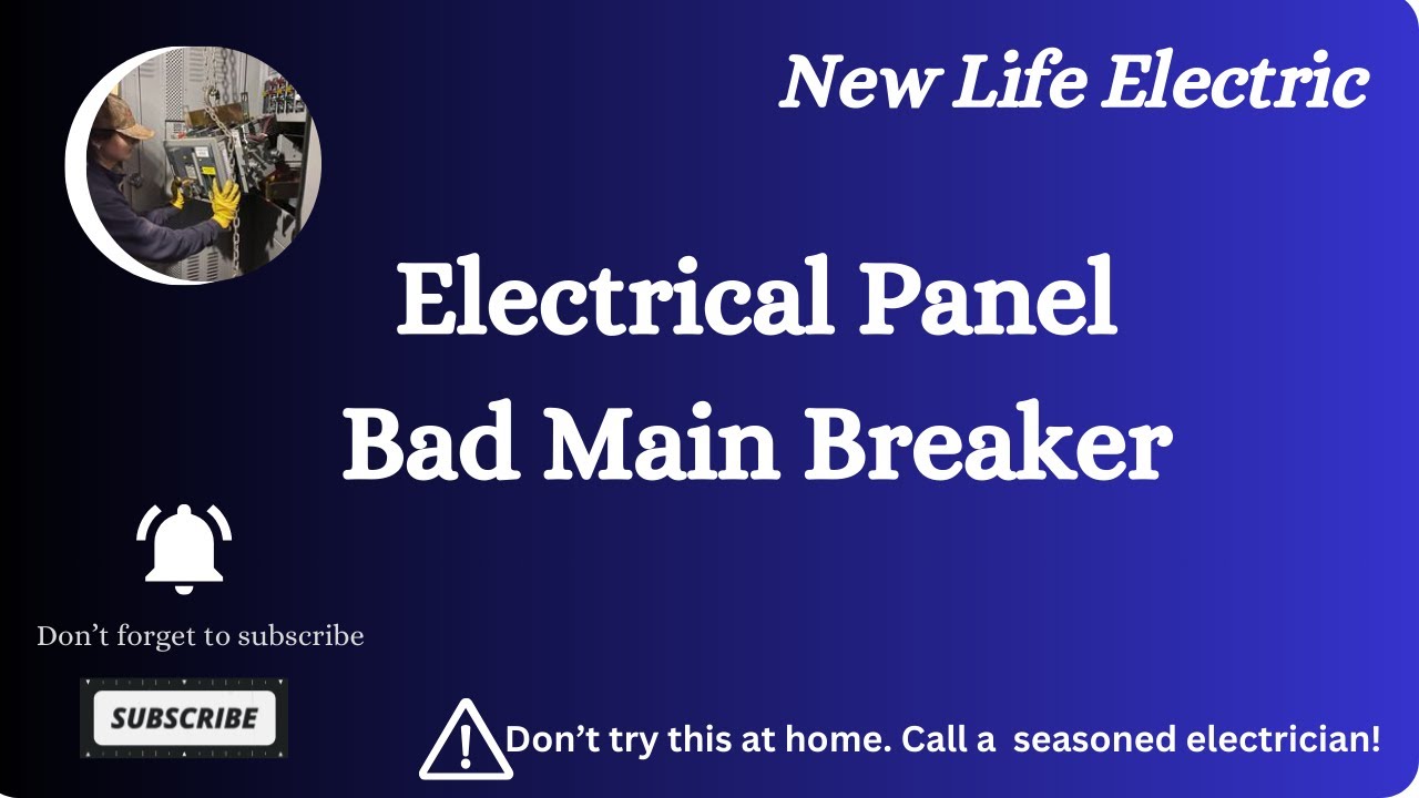 Bad main breaker in the electrical panel plus some "issues" - YouTube