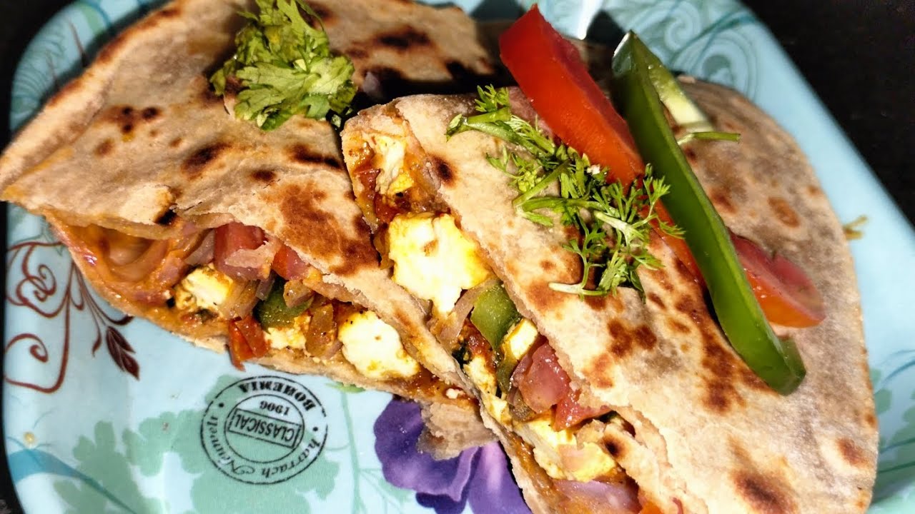 Homemade Roti Tacos | Tacos Recipe | Healthy Breakfast Roti Tacos ...