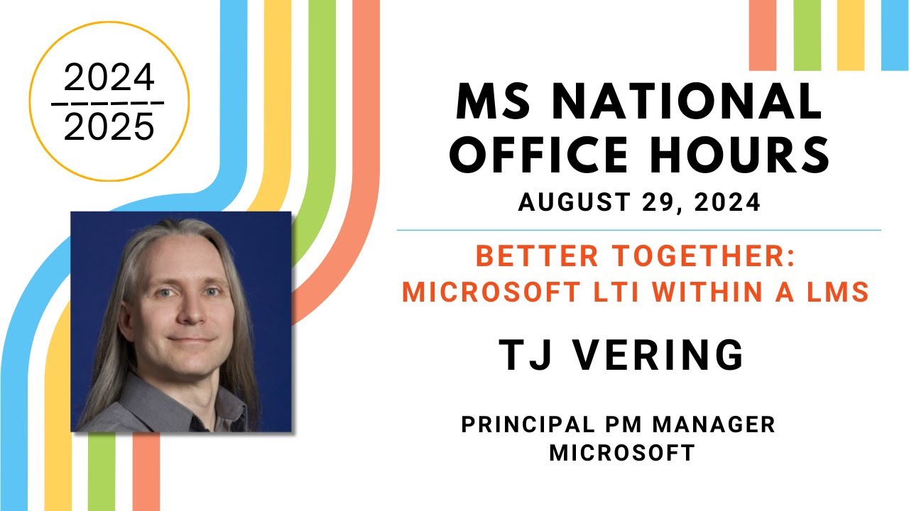 MS National Office Hours - Microsoft LTI within a LMS - YouTube
