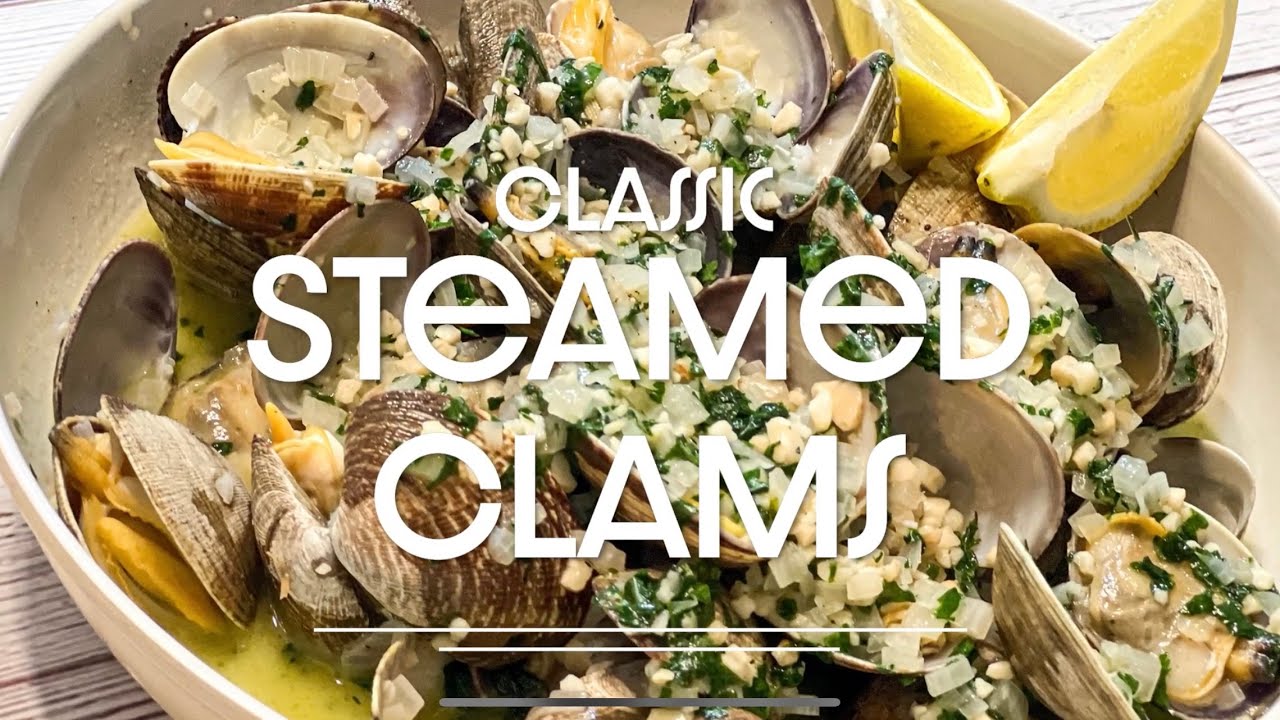 White Wine & Garlic Steamed Clams - YouTube