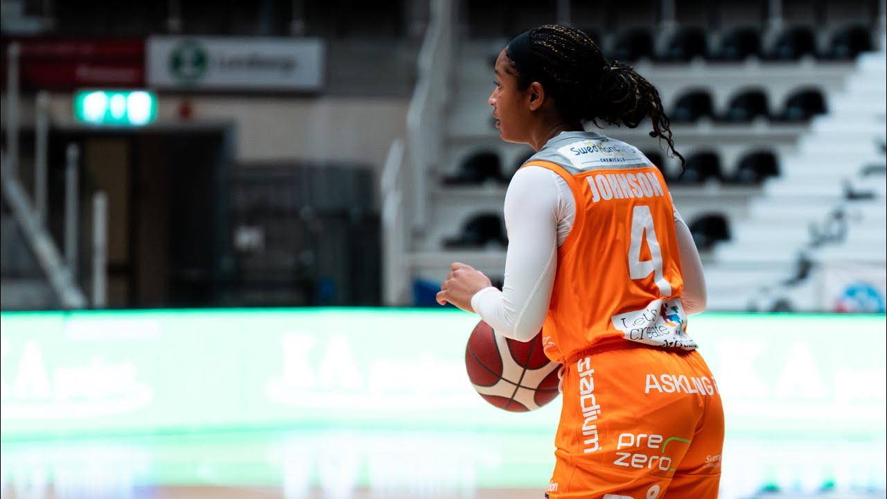 Stella Johnson - Overseas - Sweden 2023-24 Mid-season Highlights - YouTube