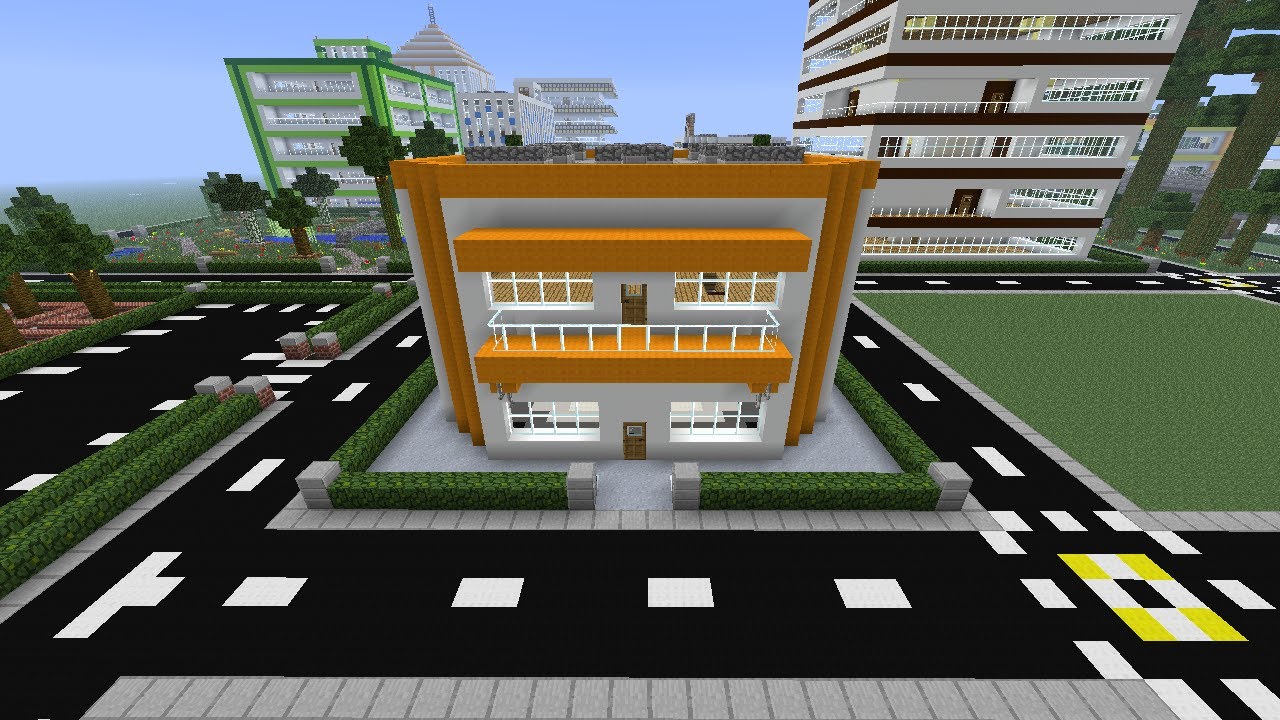Minecraft Tutorial of How to Build Modern House Number 9 - YouTube