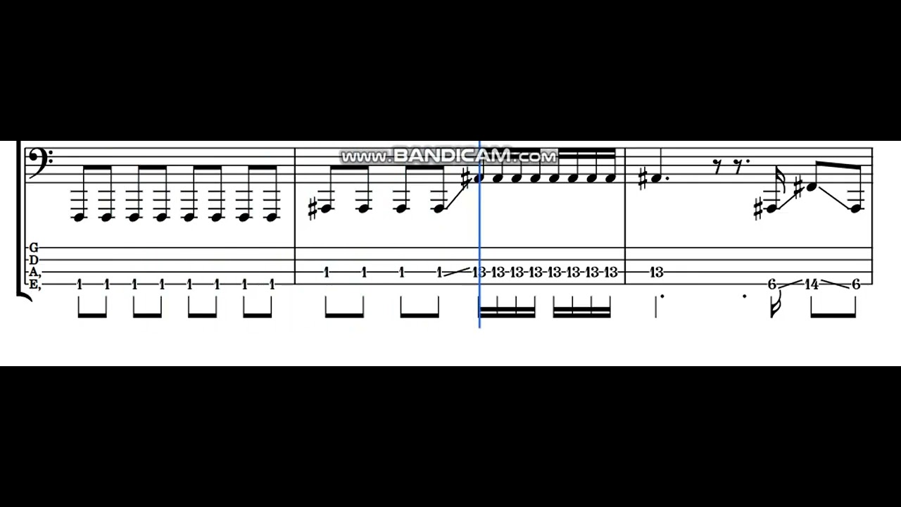 Black Sorrow | Alien Stage - bass tab - YouTube