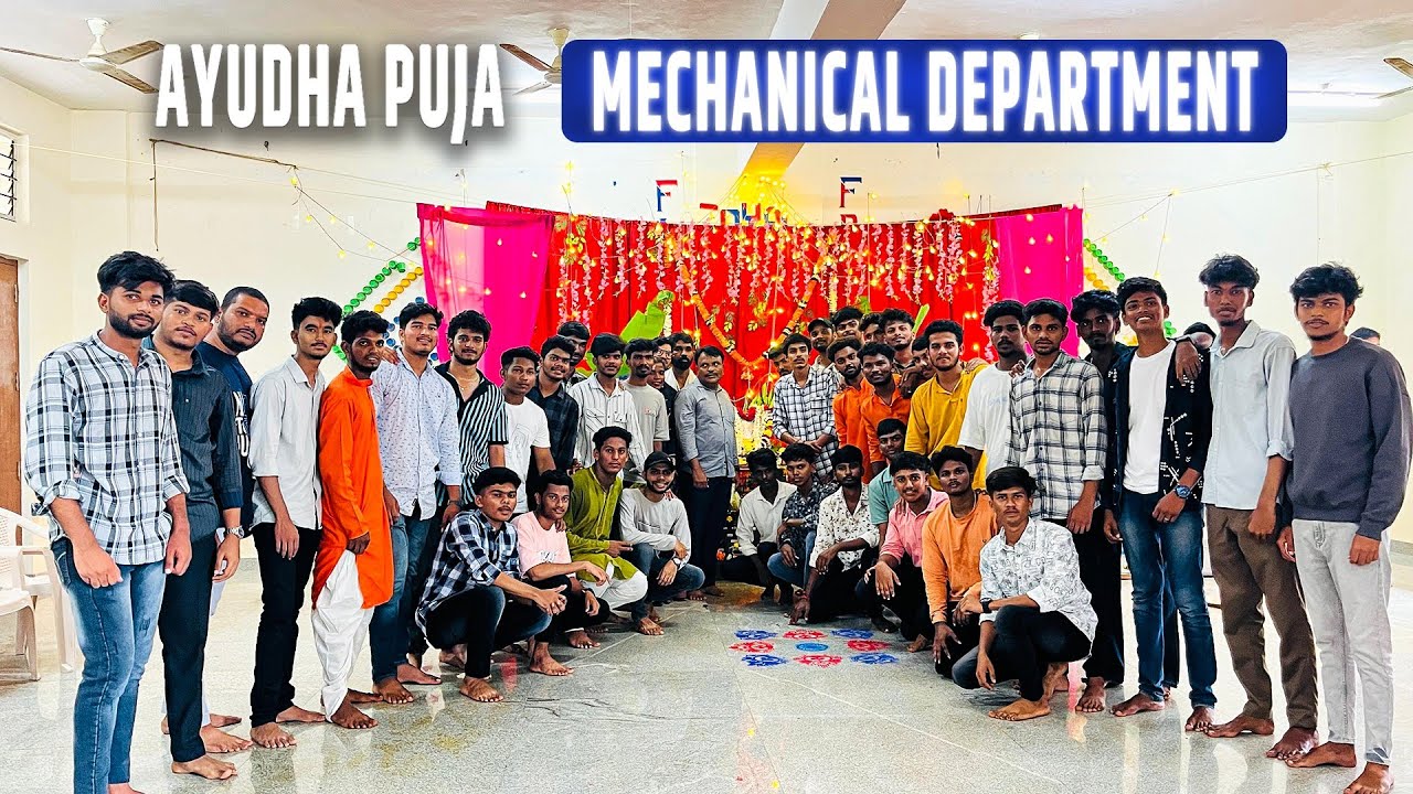 Ayudha Puja 🙏 | By Mechanical Branch | GECK | KARWAR - YouTube