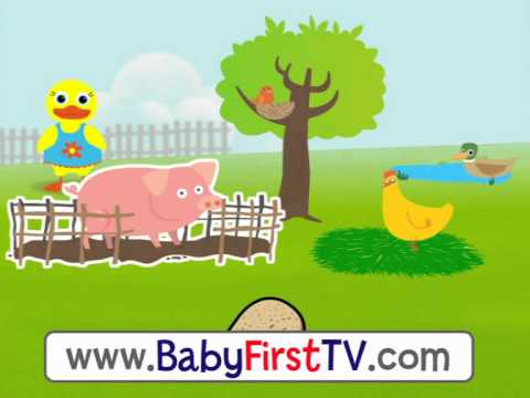 Vocabulary: Farm Animals at babyfirsttv.com - YouTube