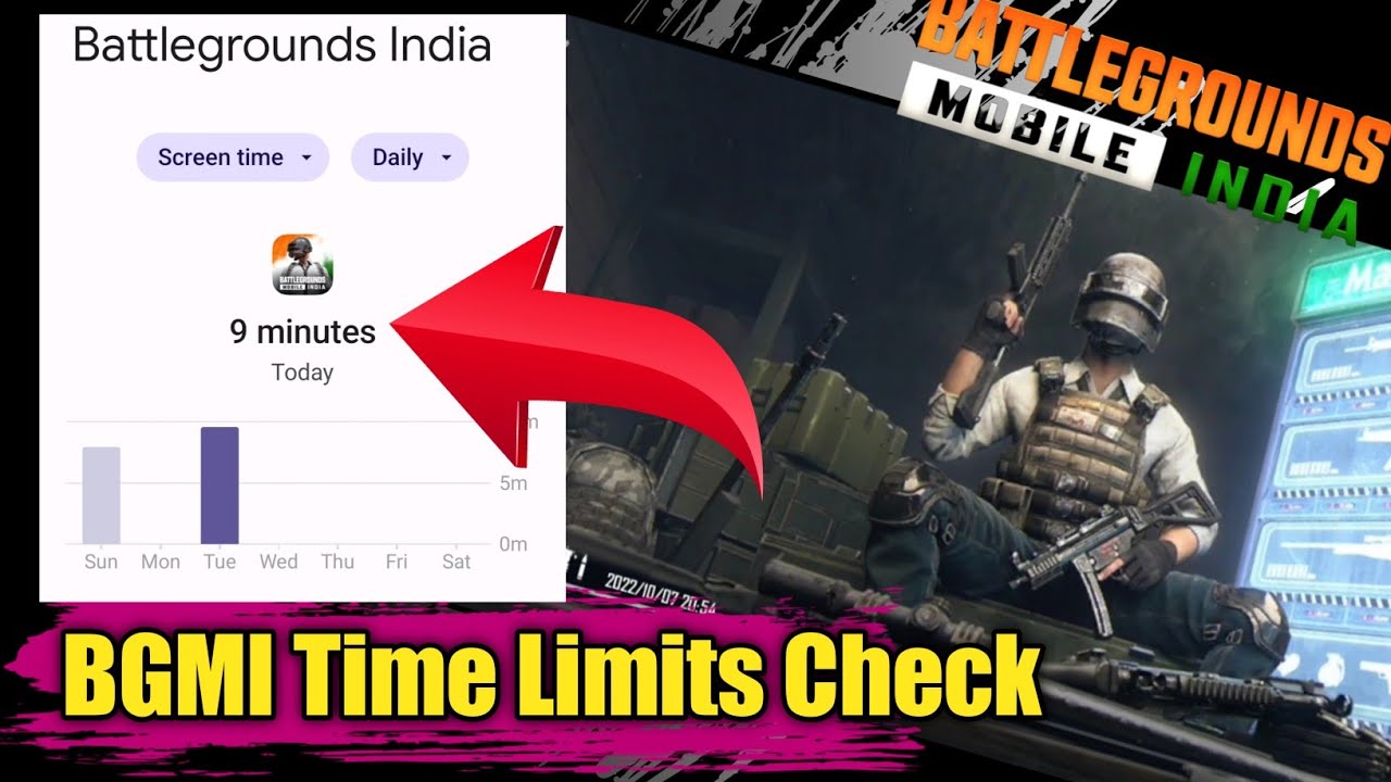 BGMI Time Limit Tracking | How to Track BGMI Play Time Live - YouTube