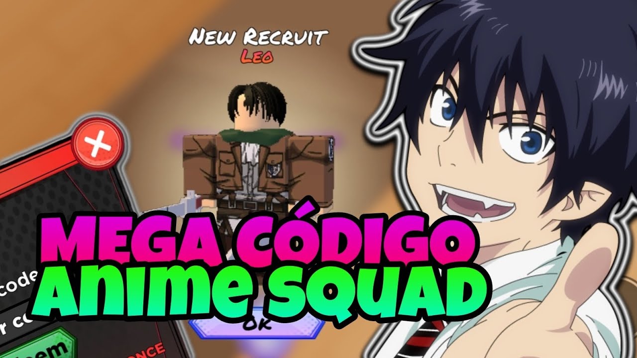 ANIME SQUAD ATUALIZAÇÃO E NOVOS CÓDIGOS + LEVI RAINBOW MUITO PODEROSO ...