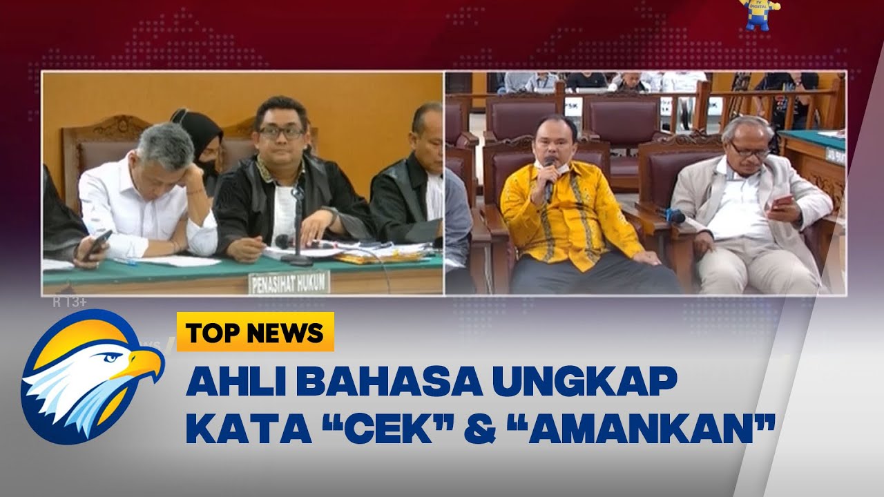 Ahli Bahasa Kubu Hendra dan Agus Jelaskan Maksud Kata 'Cek' dan ...