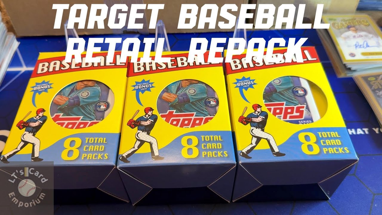 Target Baseball Retail Repack Rip 1 - YouTube